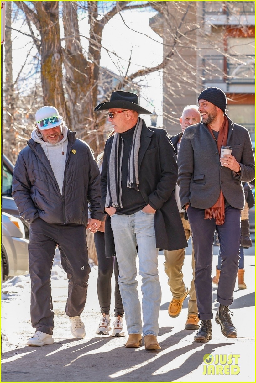 Kevin Costner & Zachary Levi Spotted Hanging Out in Apsen - They Have a ...