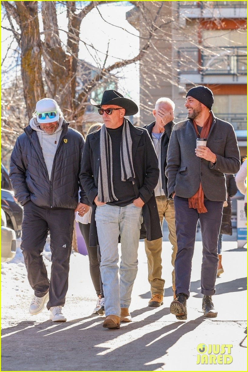 Kevin Costner & Zachary Levi Spotted Hanging Out in Apsen - They Have a ...