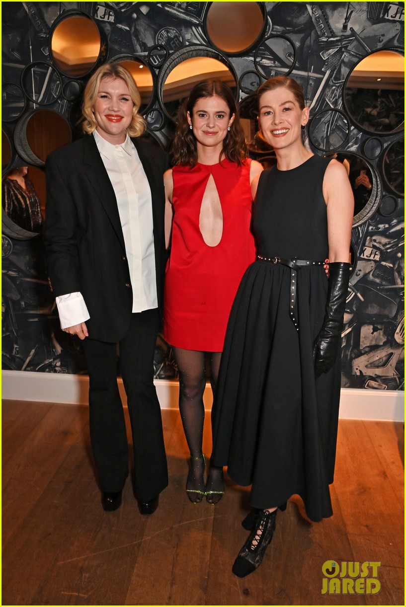 Rosamund Pike Joins Director Emerald Fennell at 'Saltburn' Screening in ...