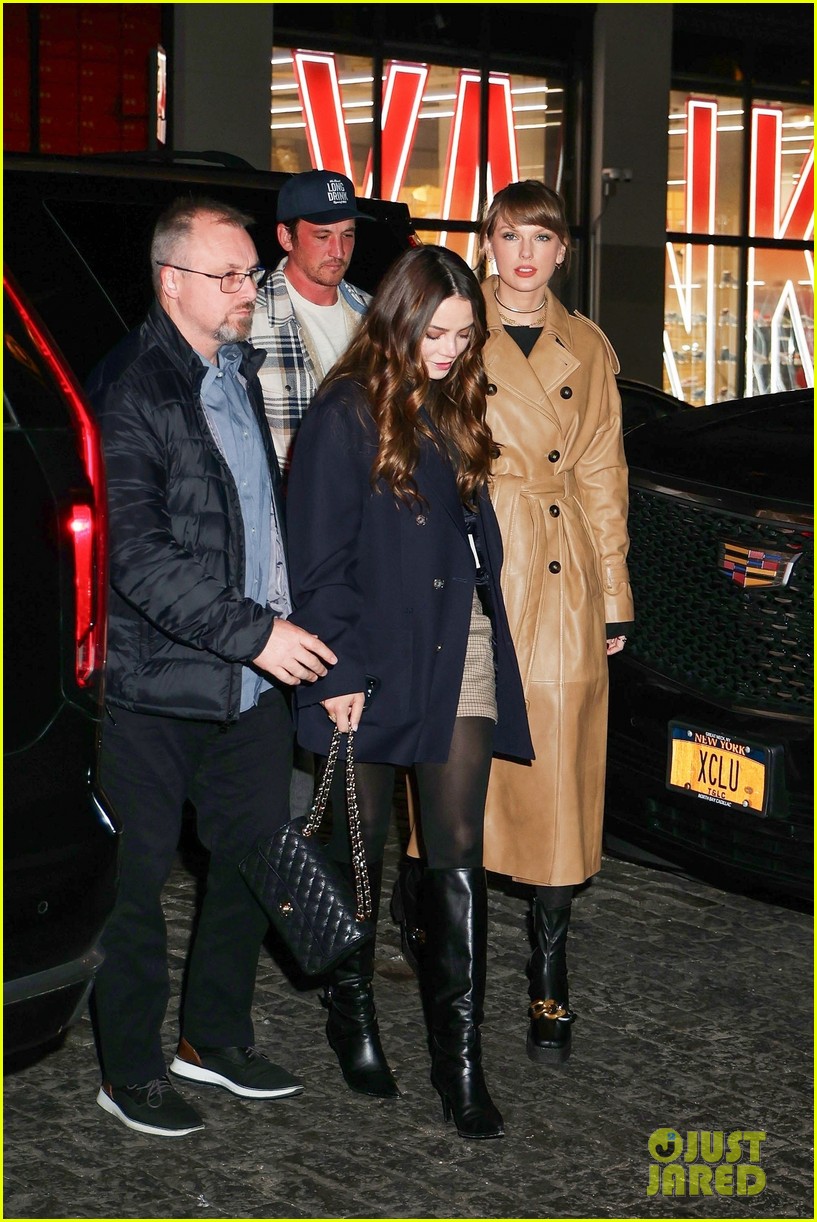 Taylor Swift Celebrates Early Birthday Dinner with Miles Teller & Wife ...