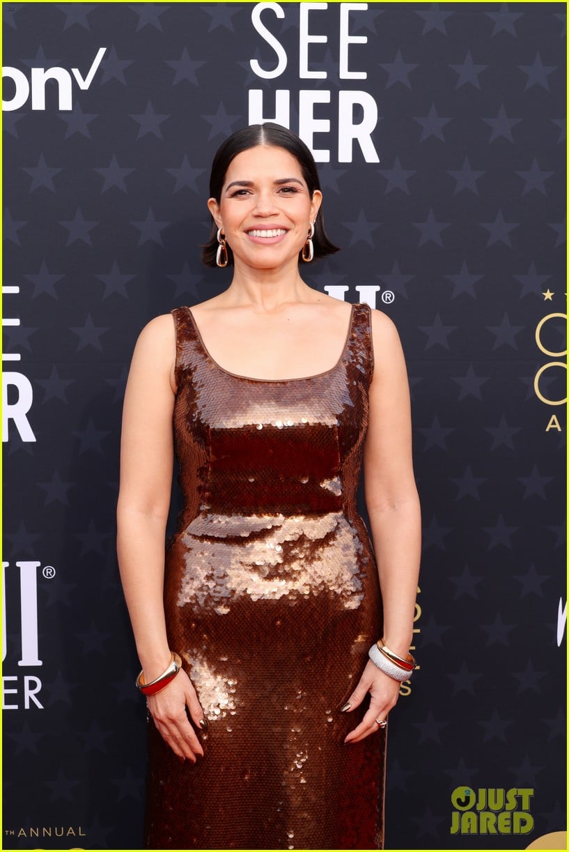 America Ferrera Arrives with Husband Ryan Piers Williams at Critics ...
