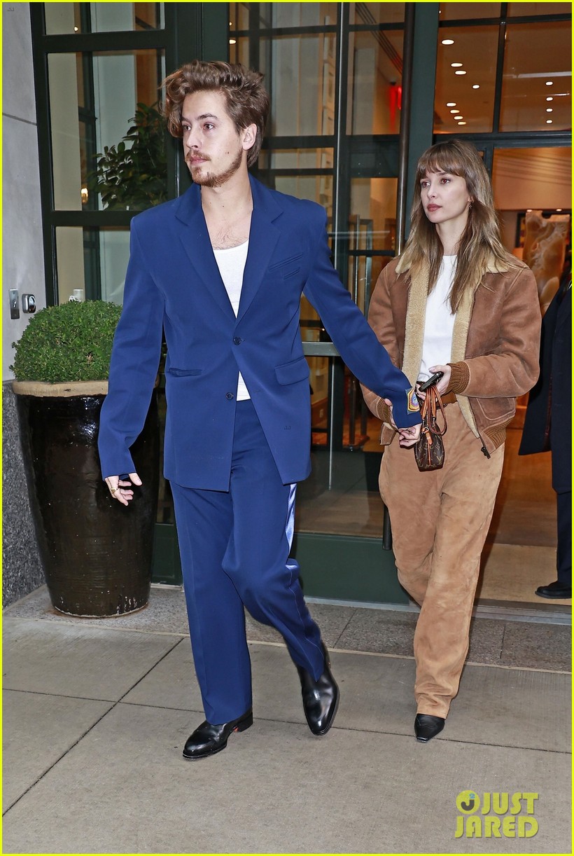 Cole Sprouse Suits Up During Rare Public Outing With Girlfriend Ari ...