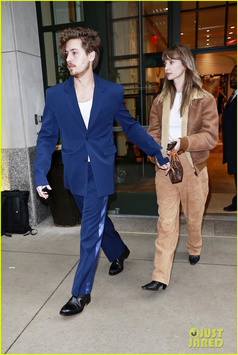 Cole Sprouse Suits Up During Rare Public Outing With Girlfriend Ari ...