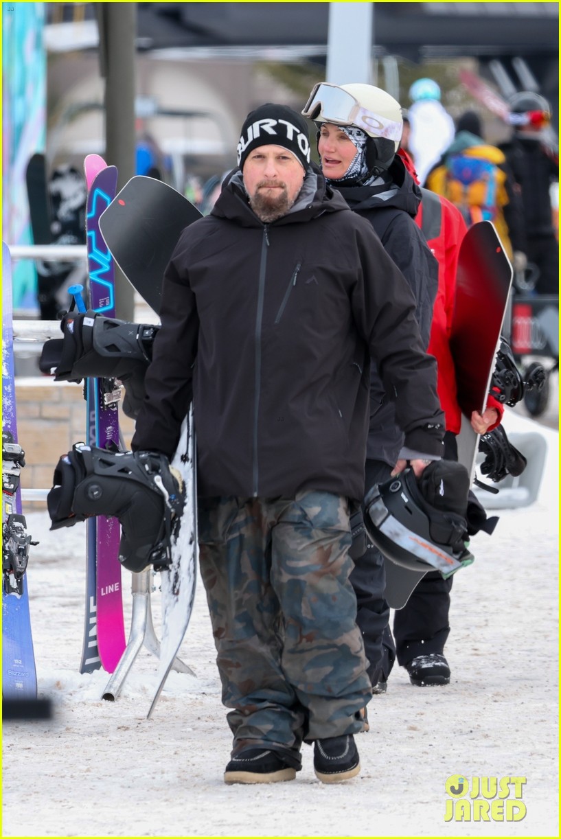 Cameron Diaz & Husband Benji Madden Hit the Slopes to Do Some ...