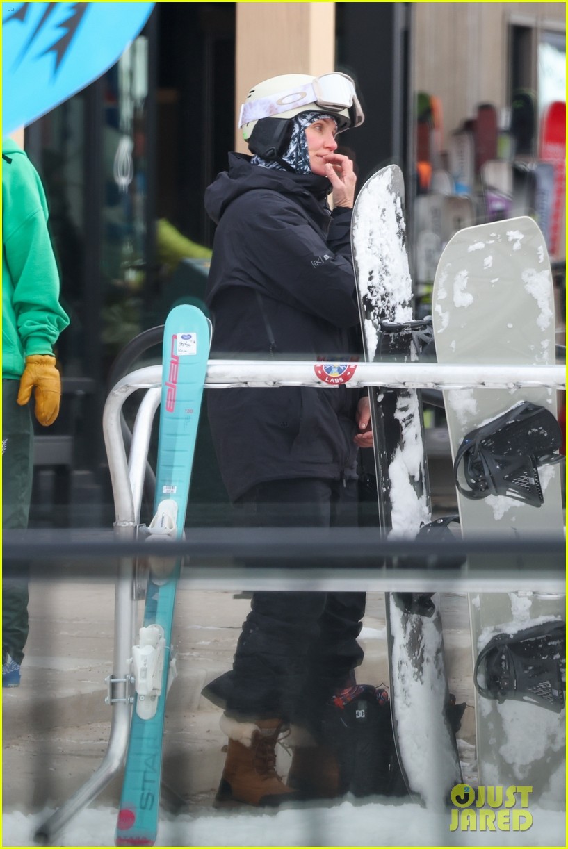 Cameron Diaz & Husband Benji Madden Hit the Slopes to Do Some ...