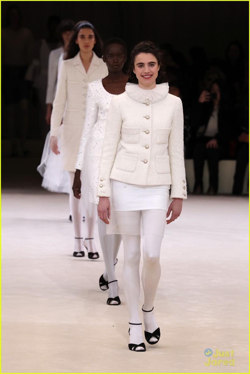 Margaret Qualley Returns to Chanel Runway, Lucy Boynton Sits Front Row ...
