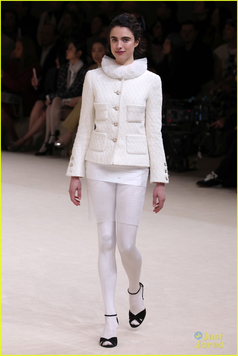 Margaret Qualley Returns to Chanel Runway, Lucy Boynton Sits Front Row ...