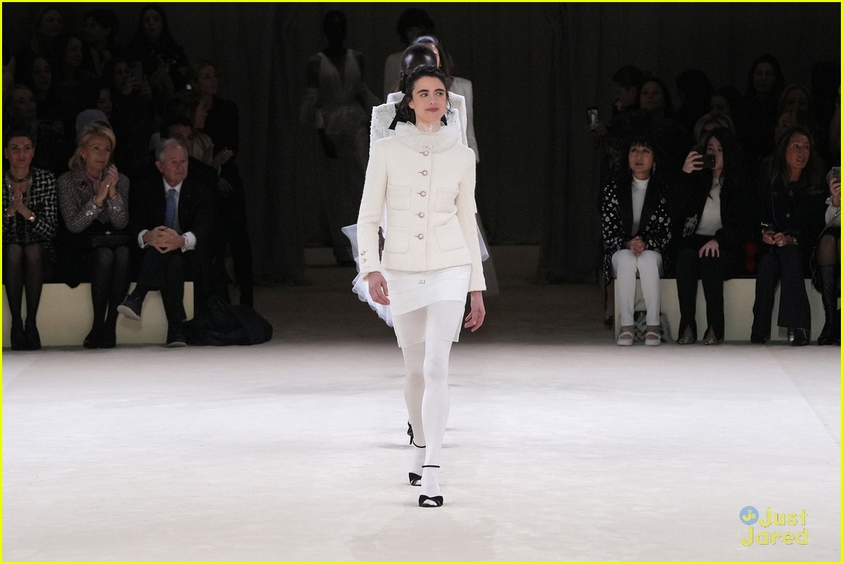Margaret Qualley Returns to Chanel Runway, Lucy Boynton Sits Front Row ...