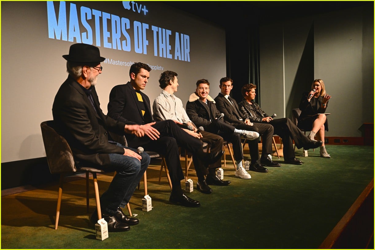 Austin Butler & Barry Keoghan Join 'Masters of the Air' Costars at NYC ...