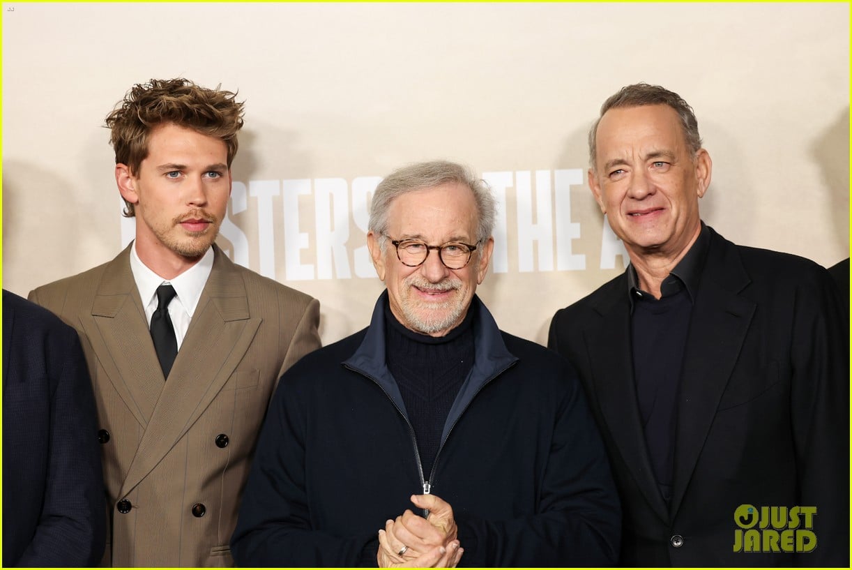 Austin Butler & Barry Keoghan Get Support From Tom Hanks & Rita Wilson at 'Masters of the Air ...