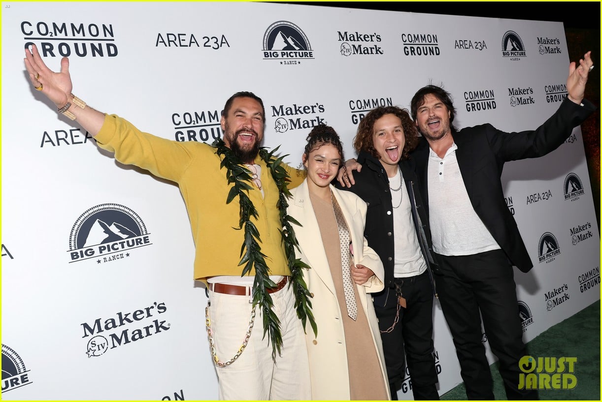 Jason Momoa & His Kids Join Ian Somerhalder & Nikki Reed at 'Common ...