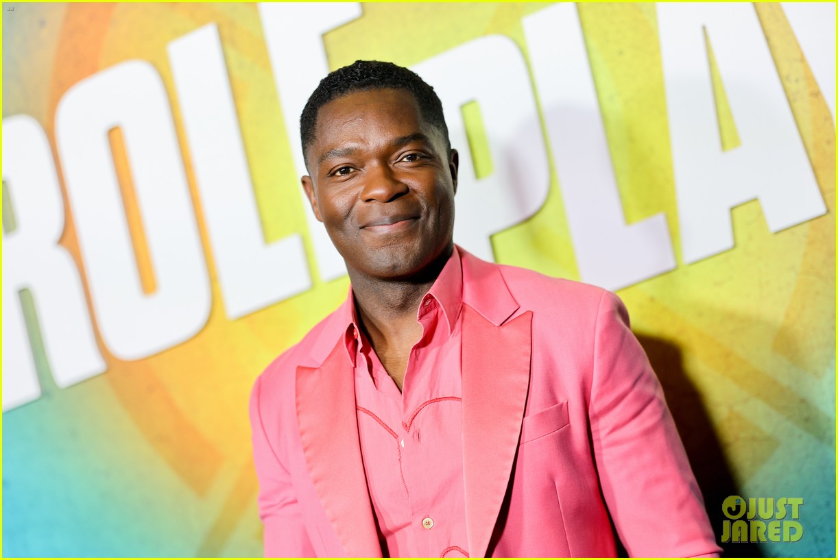 Kaley Cuoco & David Oyelowo Both Sport Bright Outfits for 'Role Play ...