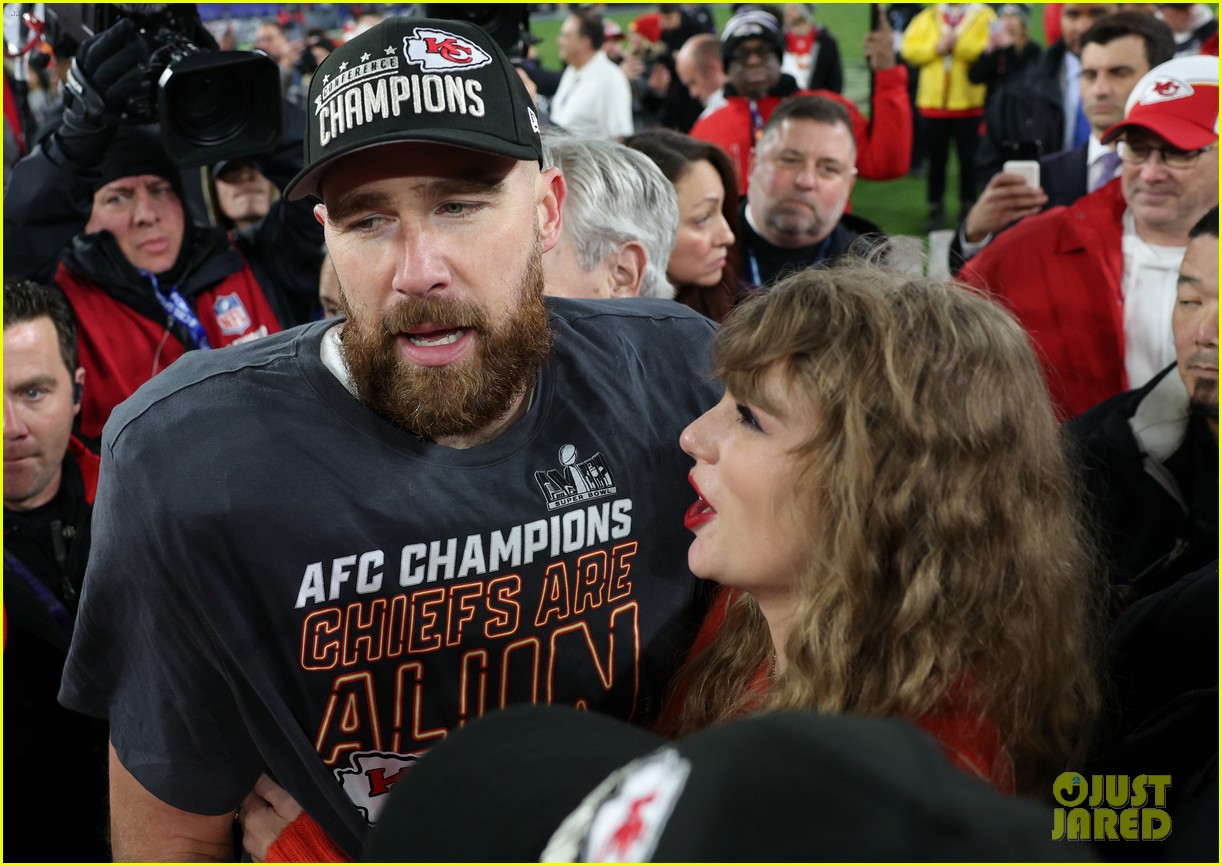 New Taylor Swift & Travis Kelce Video Shows Them Saying 'I Love You' to Each Other After AFC ...