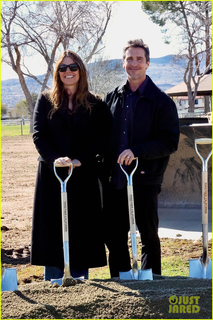 Christian Bale & Wife Sibi Help Break Ground Their New Foster Care ...