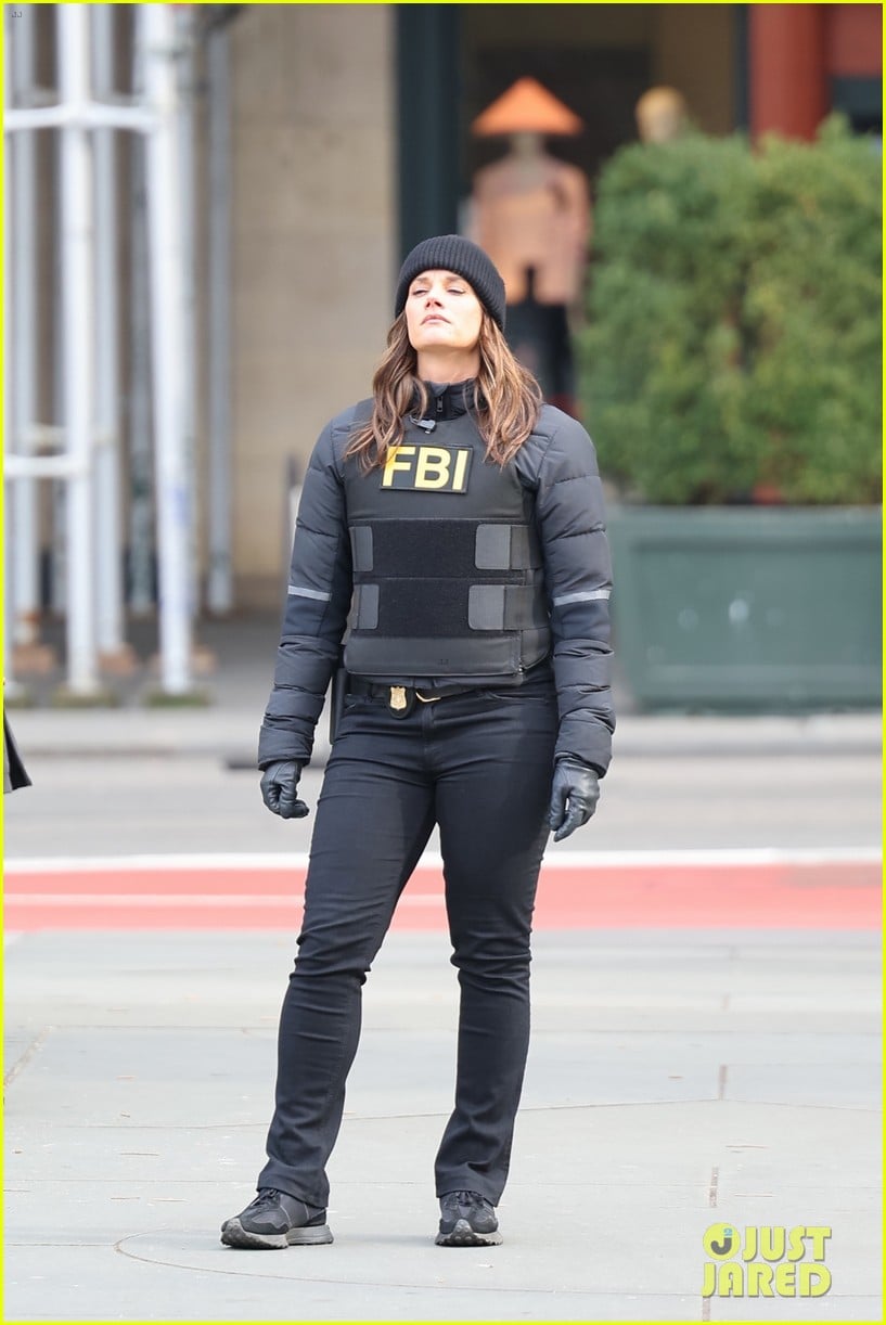 Zeeko Zaki & Missy Peregrym Film 'FBI' in NYC Ahead of Season Six ...