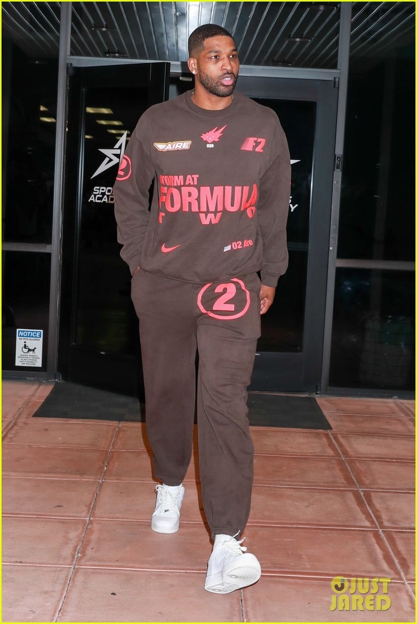 Kim Kardashian Attends Son Saint's Basketball Game with Tristan ...