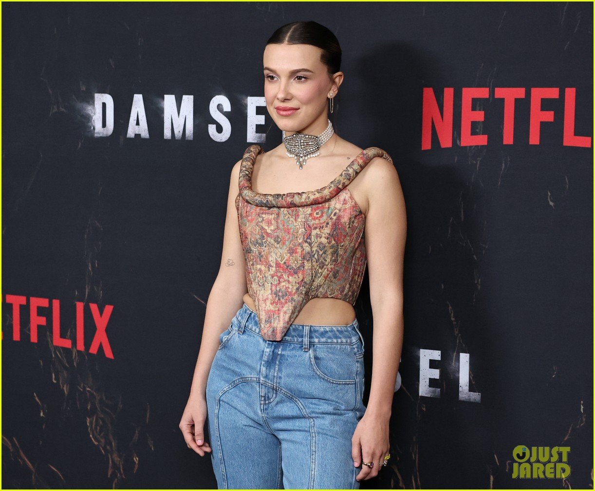 Millie Bobby Brown Pushes Her Dog in a Stroller After Promoting 'Damsel ...