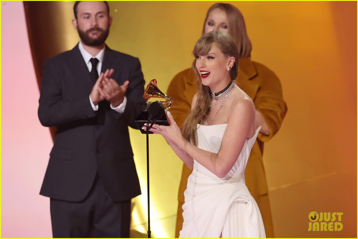 Taylor Swift Breaks Grammys Record with 4th Album of the Year Win, Gives Speech About Loving Her ...