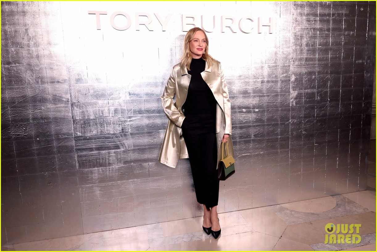 Uma Thurman, Natasha Lyonne, & Awkwafina Check Out Tory Burch's NYFW ...