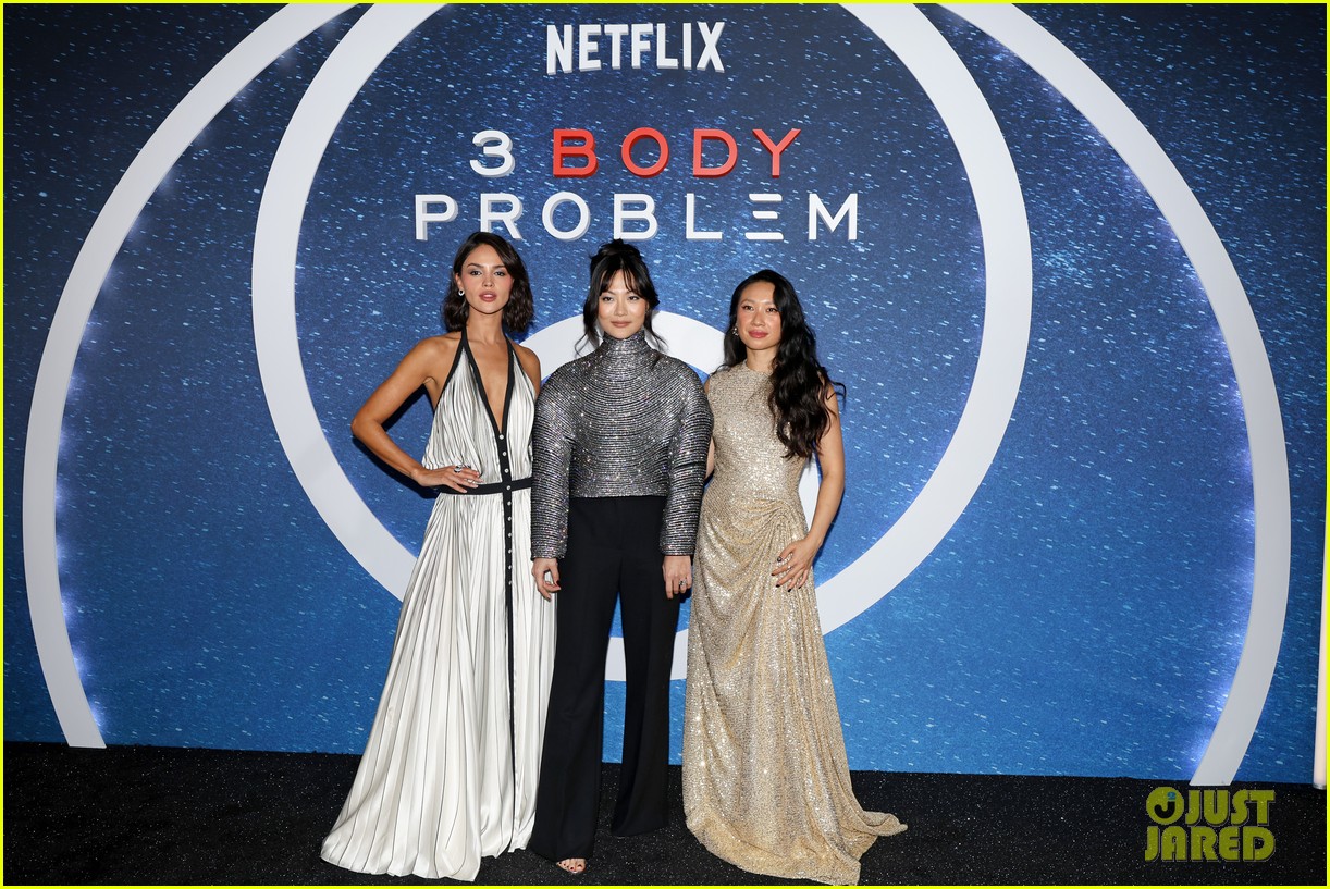 Eiza Gonzalez Joins '3 Body Problem' Cast at UK Premiere After Missing ...