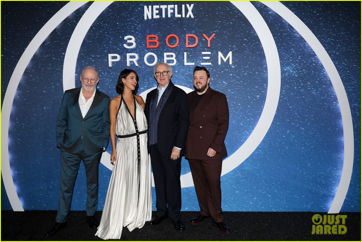 Eiza Gonzalez Joins '3 Body Problem' Cast at UK Premiere After Missing ...
