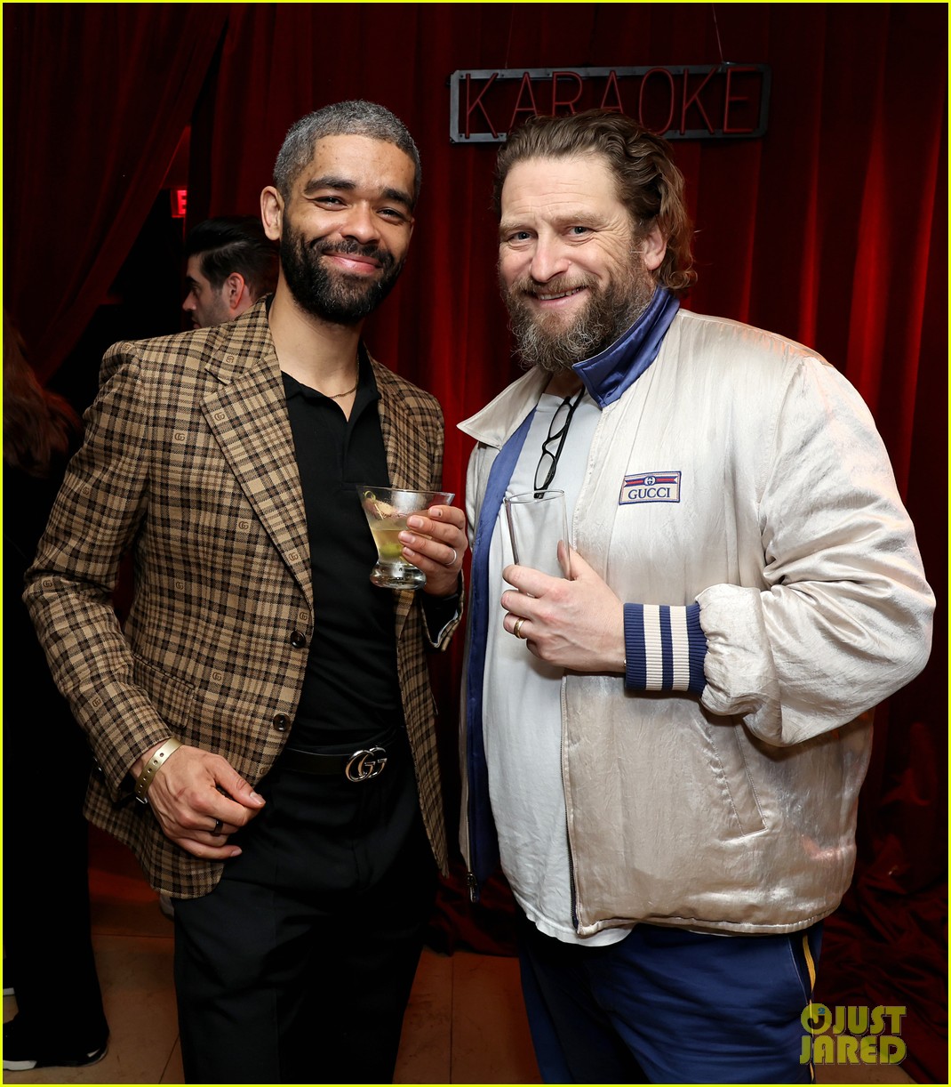 Jonathan Bailey & Rege Jean Page Have 'Bridgerton' Reunion at CAA Pre ...