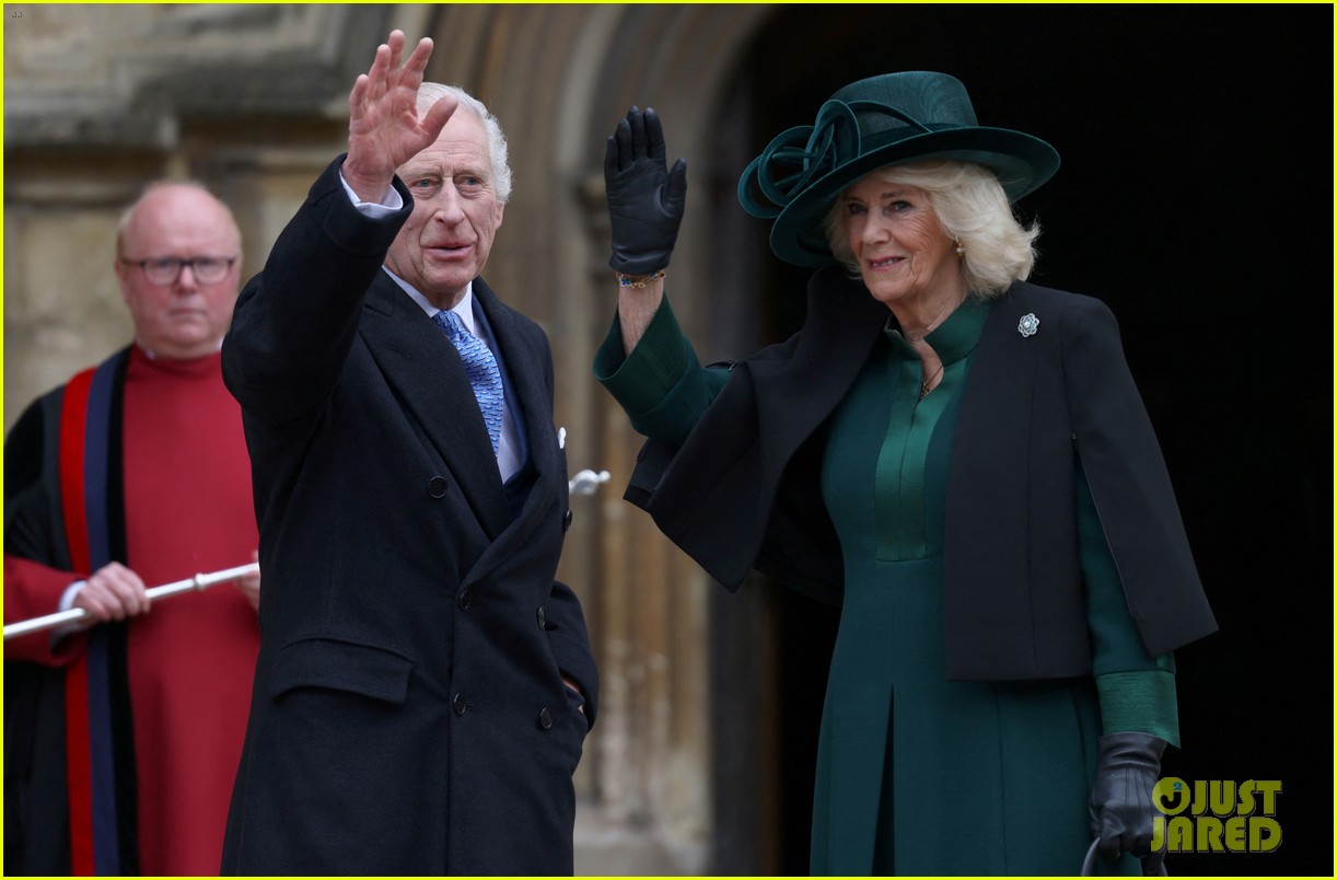 King Charles Makes Rare Appearance at Royal Family Easter Celebration ...