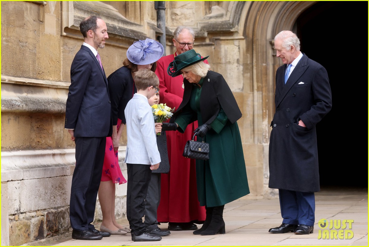 King Charles Makes Rare Appearance at Royal Family Easter Celebration ...