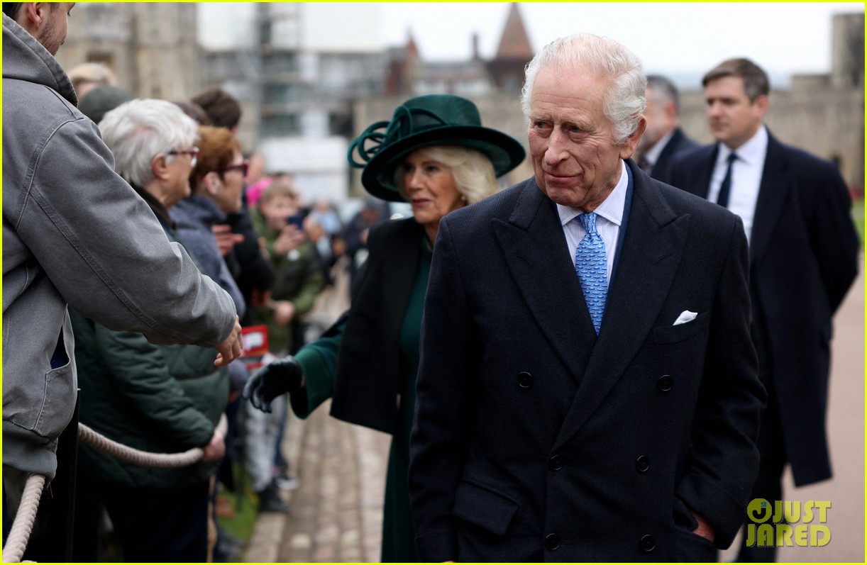 King Charles Makes Rare Appearance at Royal Family Easter Celebration ...