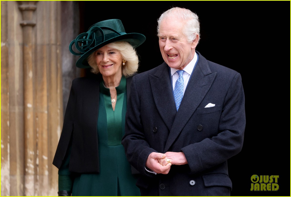 King Charles Makes Rare Appearance at Royal Family Easter Celebration ...