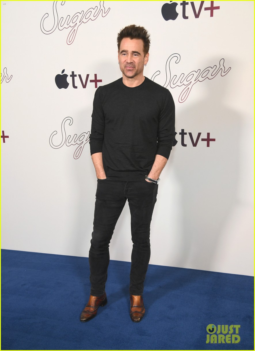 Colin Farrell & Kirby Step Out to Promote New Apple TV+ Series 'Sugar ...