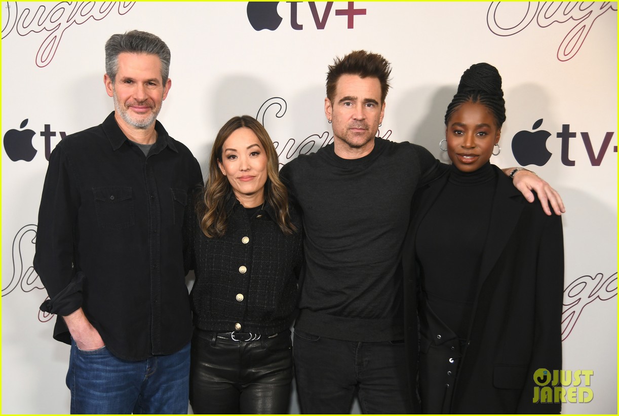 Colin Farrell & Kirby Step Out to Promote New Apple TV+ Series 'Sugar ...