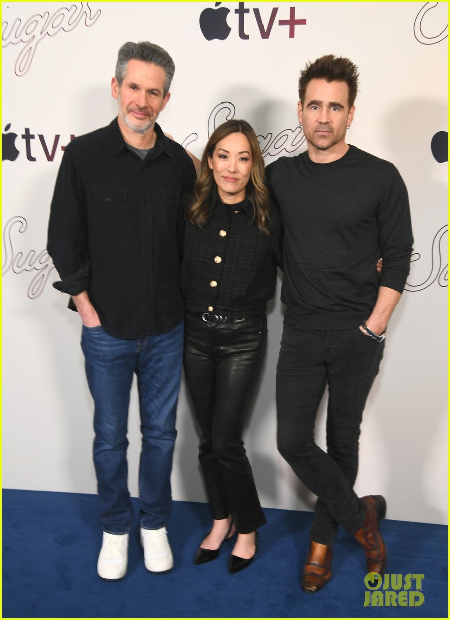 Colin Farrell & Kirby Step Out to Promote New Apple TV+ Series 'Sugar ...