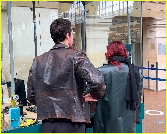 Dua Lipa & Callum Turner Hold Hands While Catching a Train from Paris ...