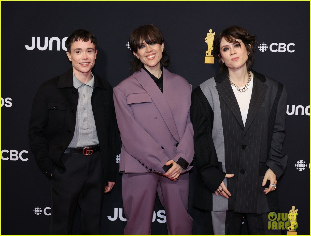Elliot Page Joins Tegan & Sara at Juno Awards 2024, Talks LGBTQ+ Rights ...
