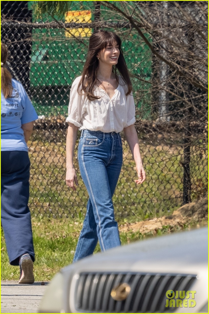 Anne Hathaway Films New Movie 'Flowervale Street' in Atlanta Following ...