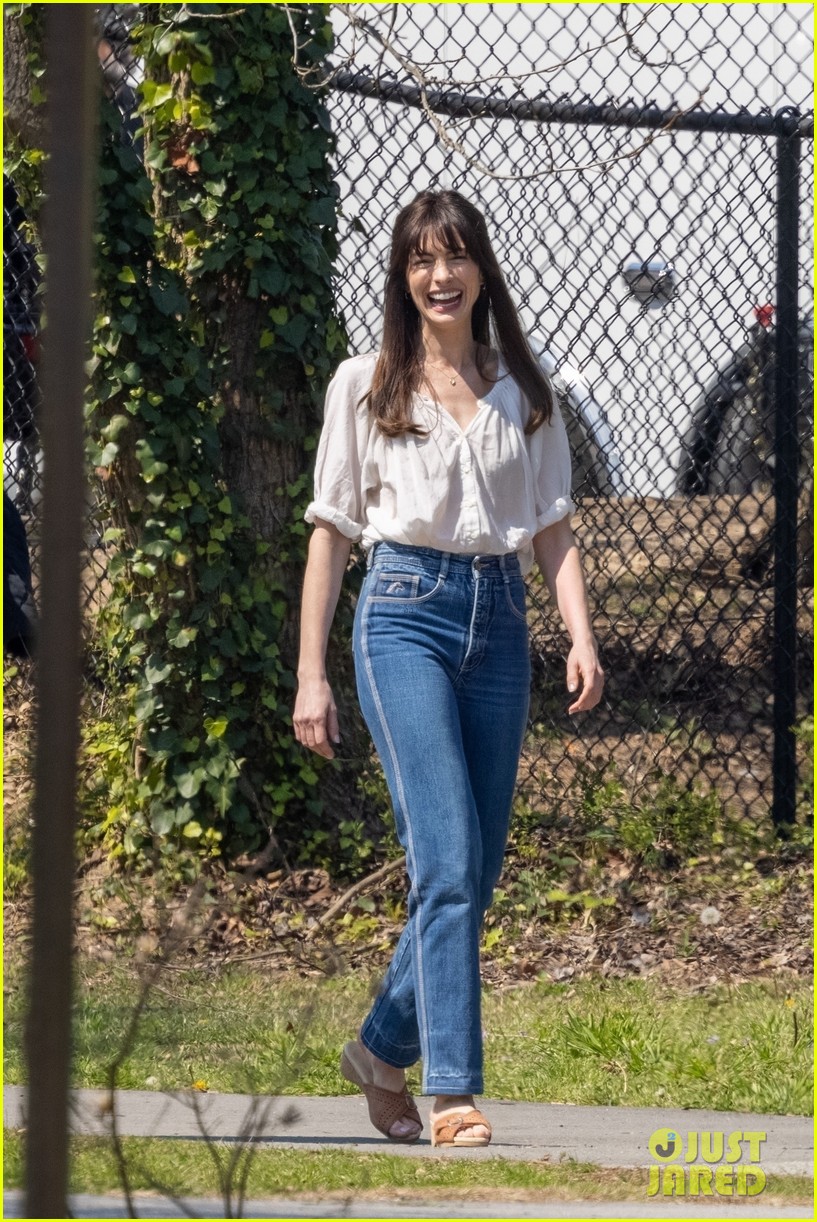 Anne Hathaway Films New Movie 'Flowervale Street' in Atlanta Following ...