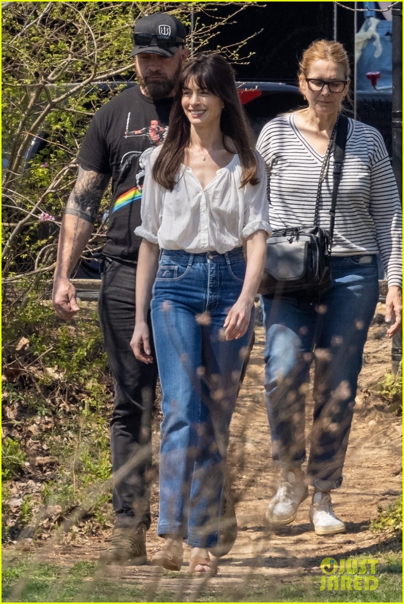 Anne Hathaway Films New Movie 'Flowervale Street' in Atlanta Following ...