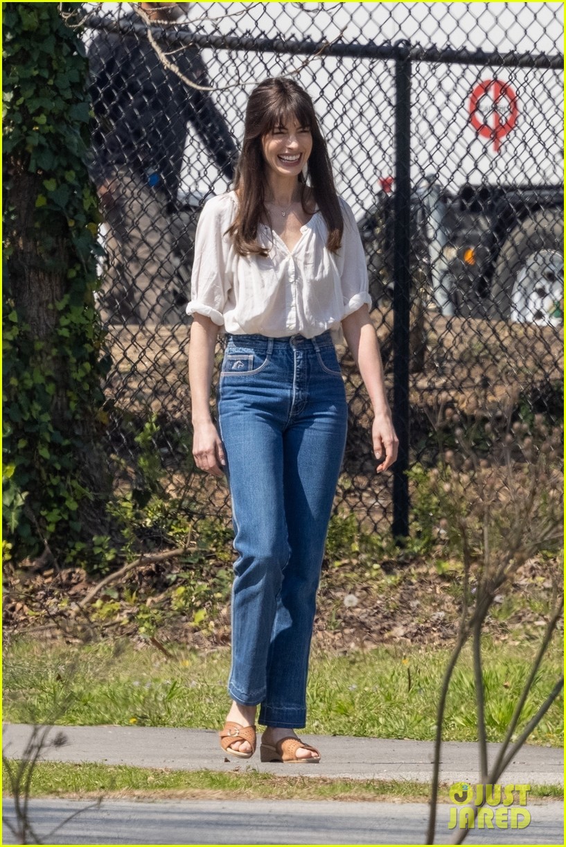 Anne Hathaway Films New Movie 'Flowervale Street' in Atlanta Following ...