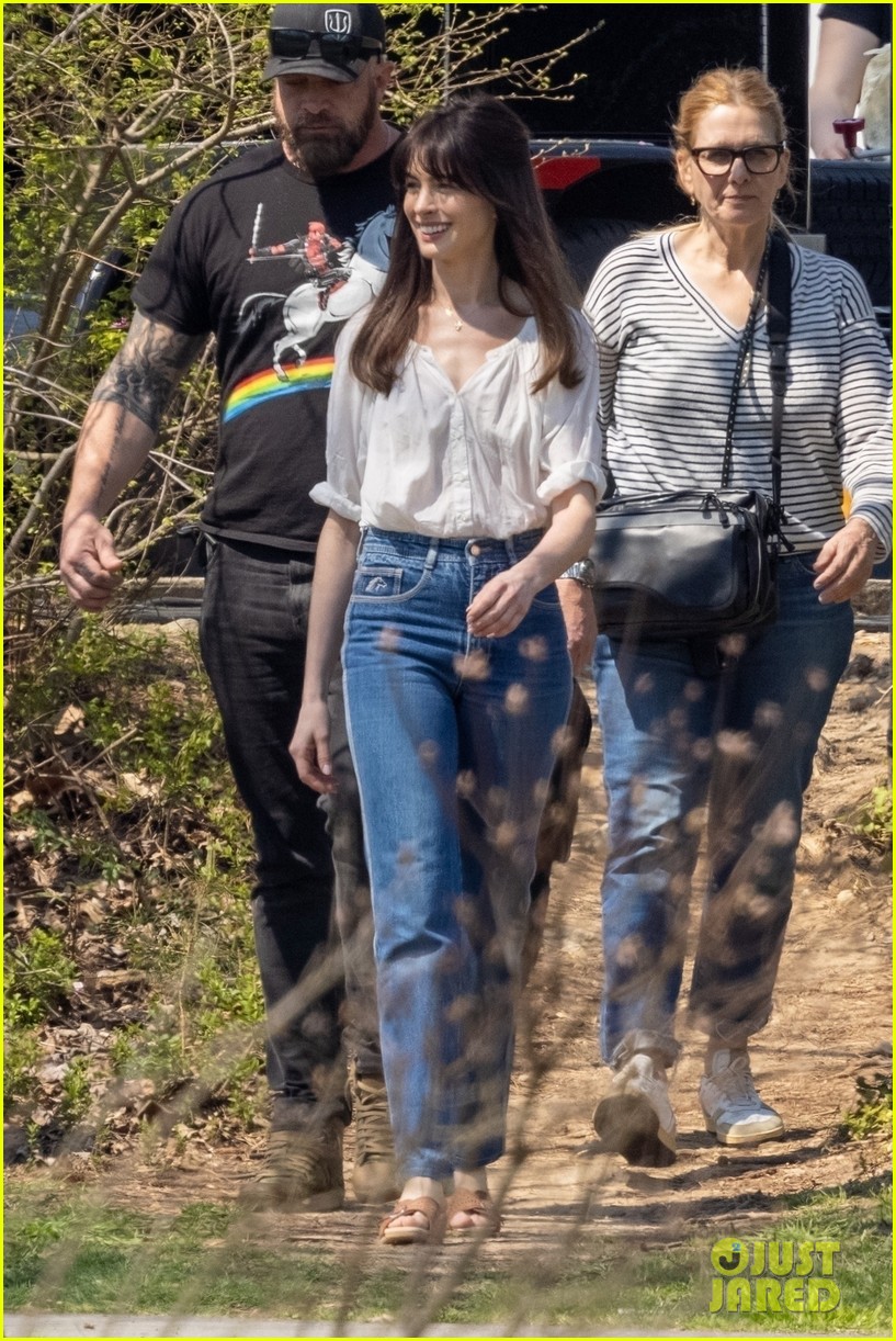 Anne Hathaway Films New Movie 'Flowervale Street' in Atlanta Following ...