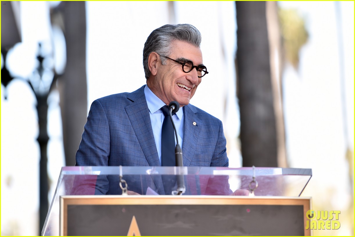 Eugene Levy Supported by Catherine O'Hara, Jason Biggs & More at Hollywood Walk of Fame Ceremony ...