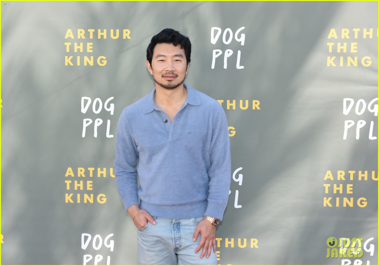 Simu Liu Attends 'Arthur the King' Event With His Adorable Dog Chopa ...