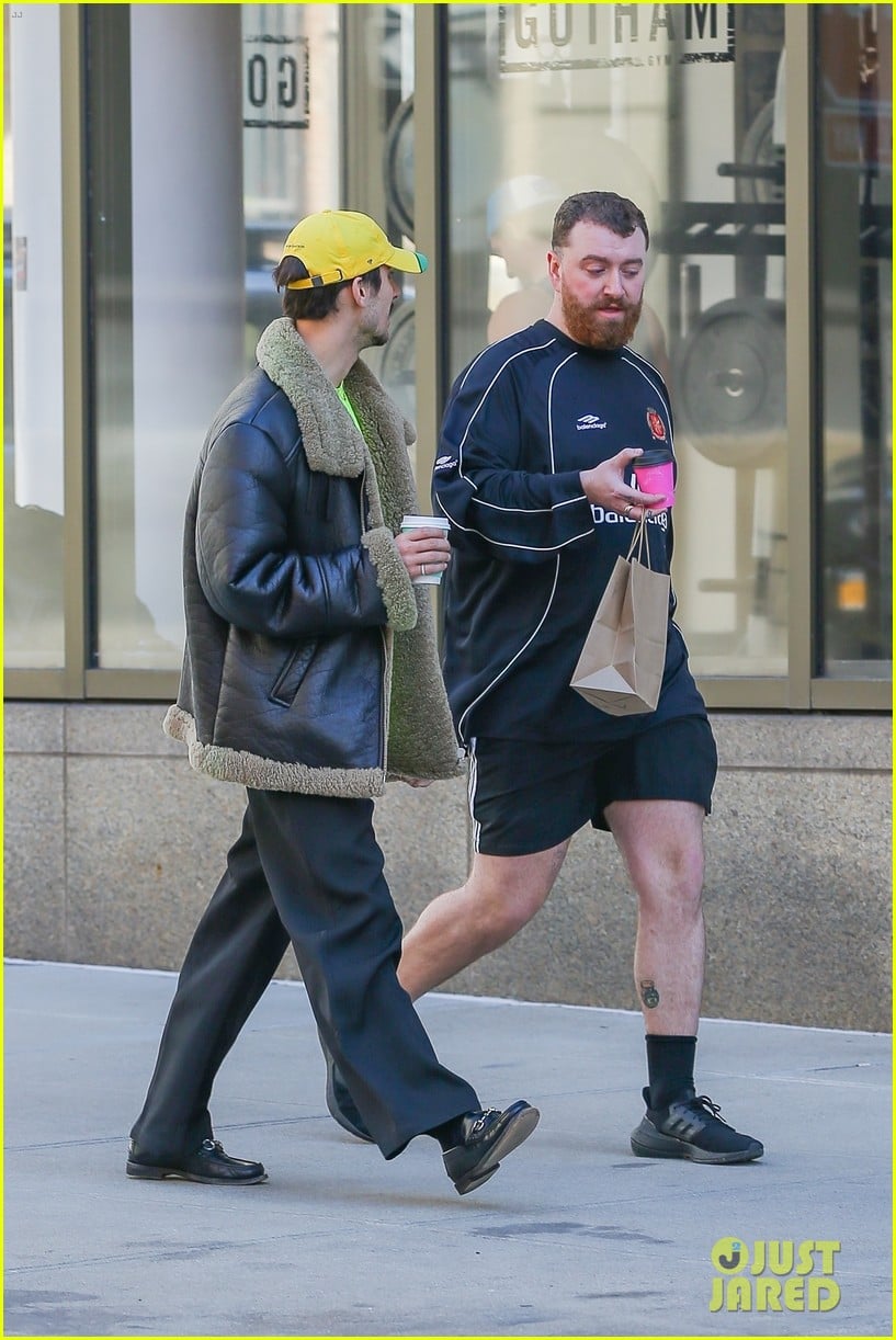 Sam Smith & Boyfriend Christian Cowan Cozy Up During NYC Outing: Photo ...