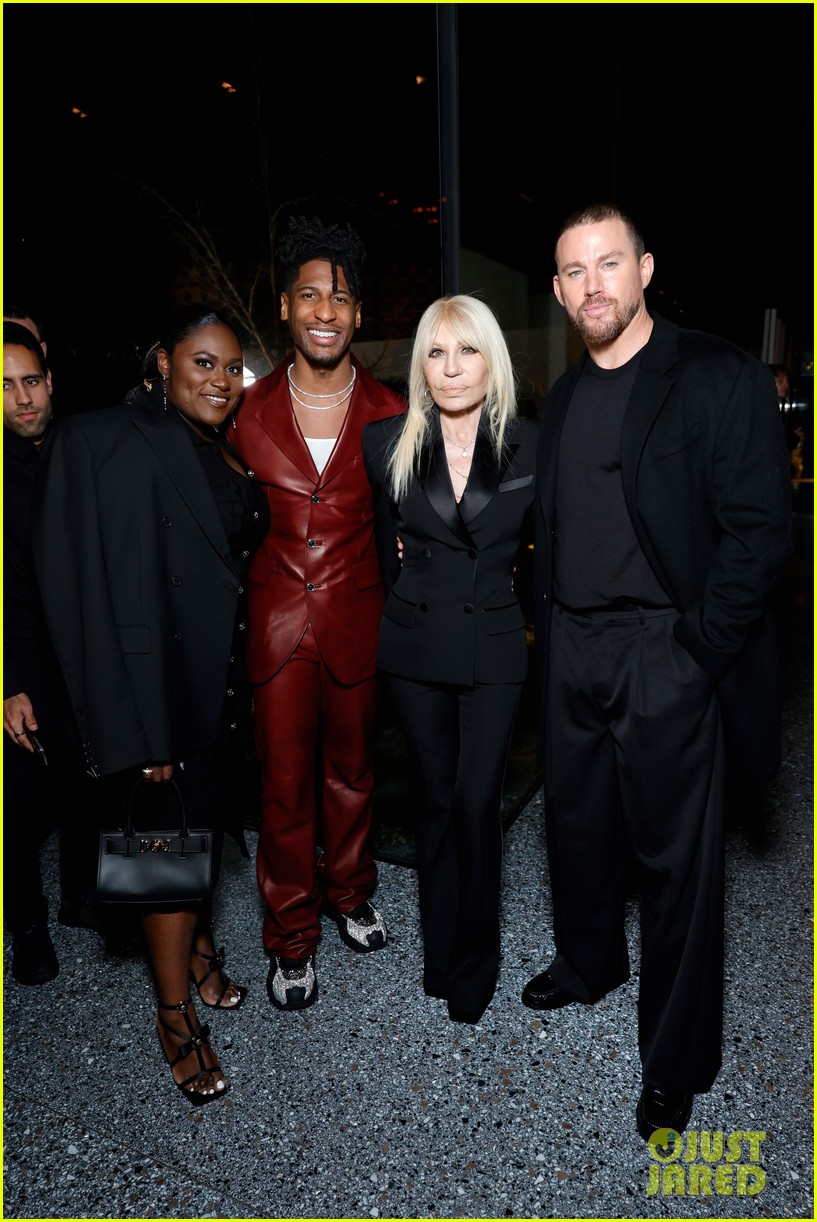 Channing Tatum, January Jones, & More Step Out for Versace Icons Party ...