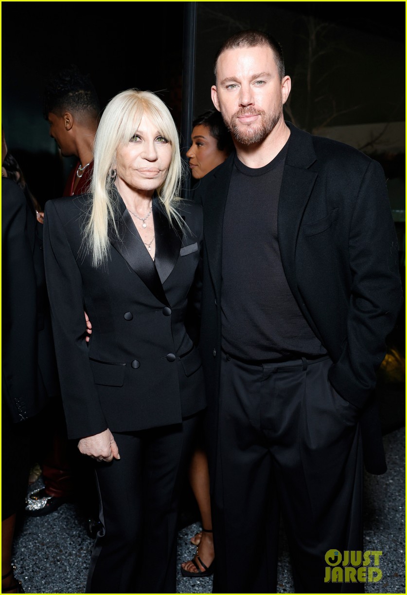 Channing Tatum, January Jones, & More Step Out for Versace Icons Party ...