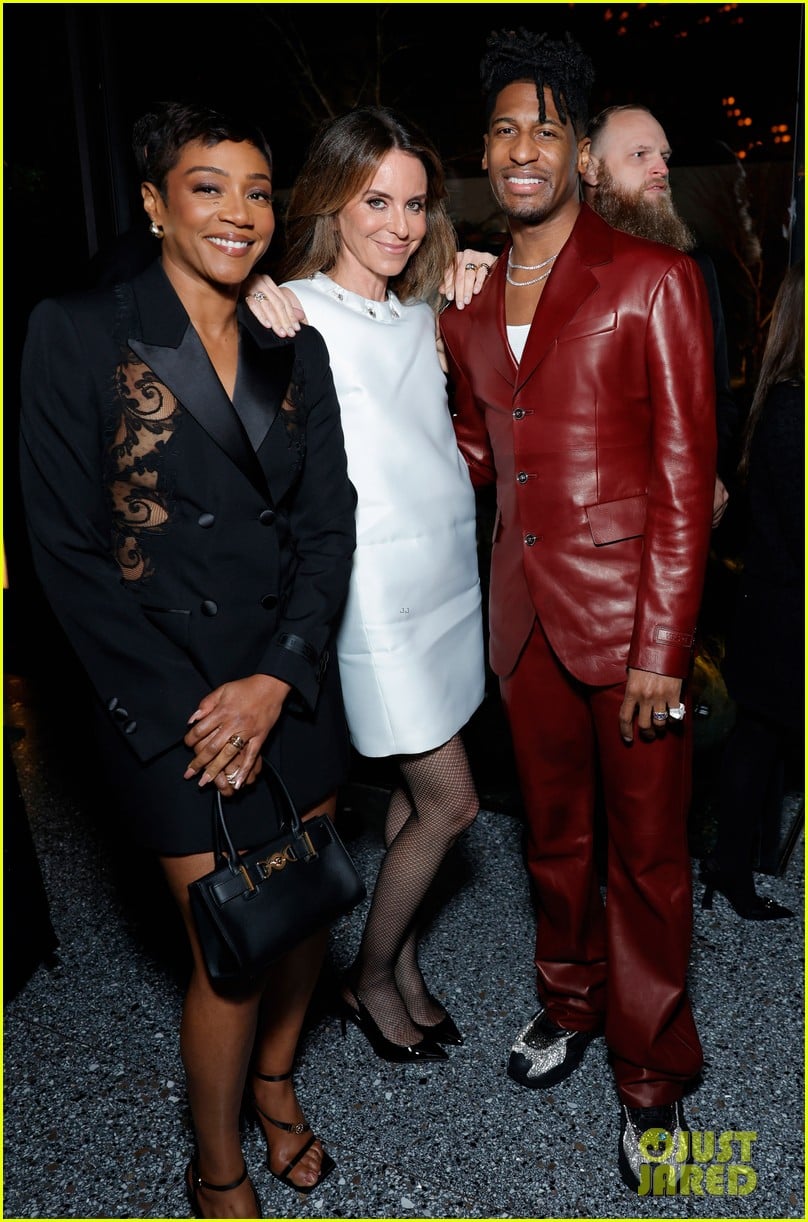 Channing Tatum, January Jones, & More Step Out for Versace Icons Party ...