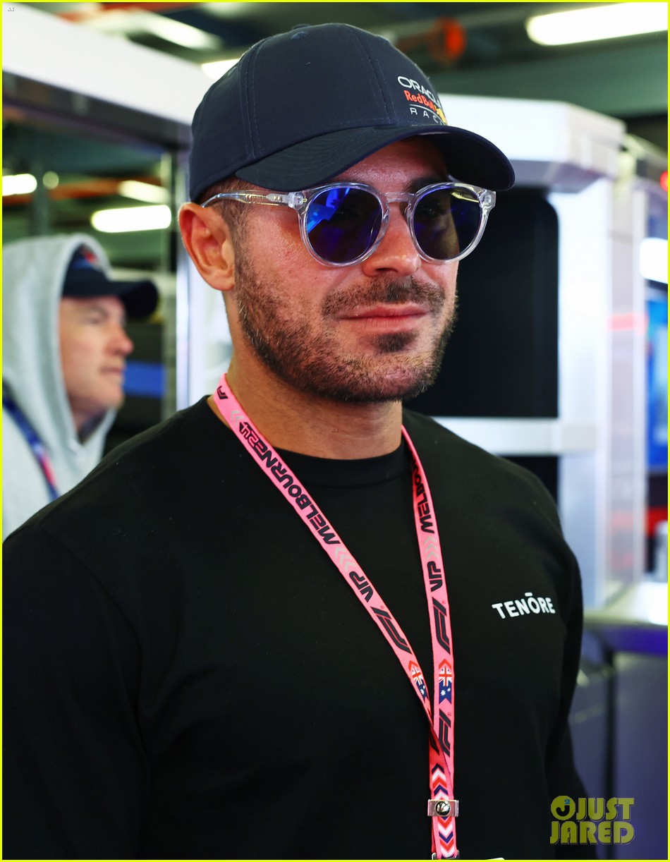 Zac Efron & Sam Worthington Hang Out at F1's Australian Grand Prix ...