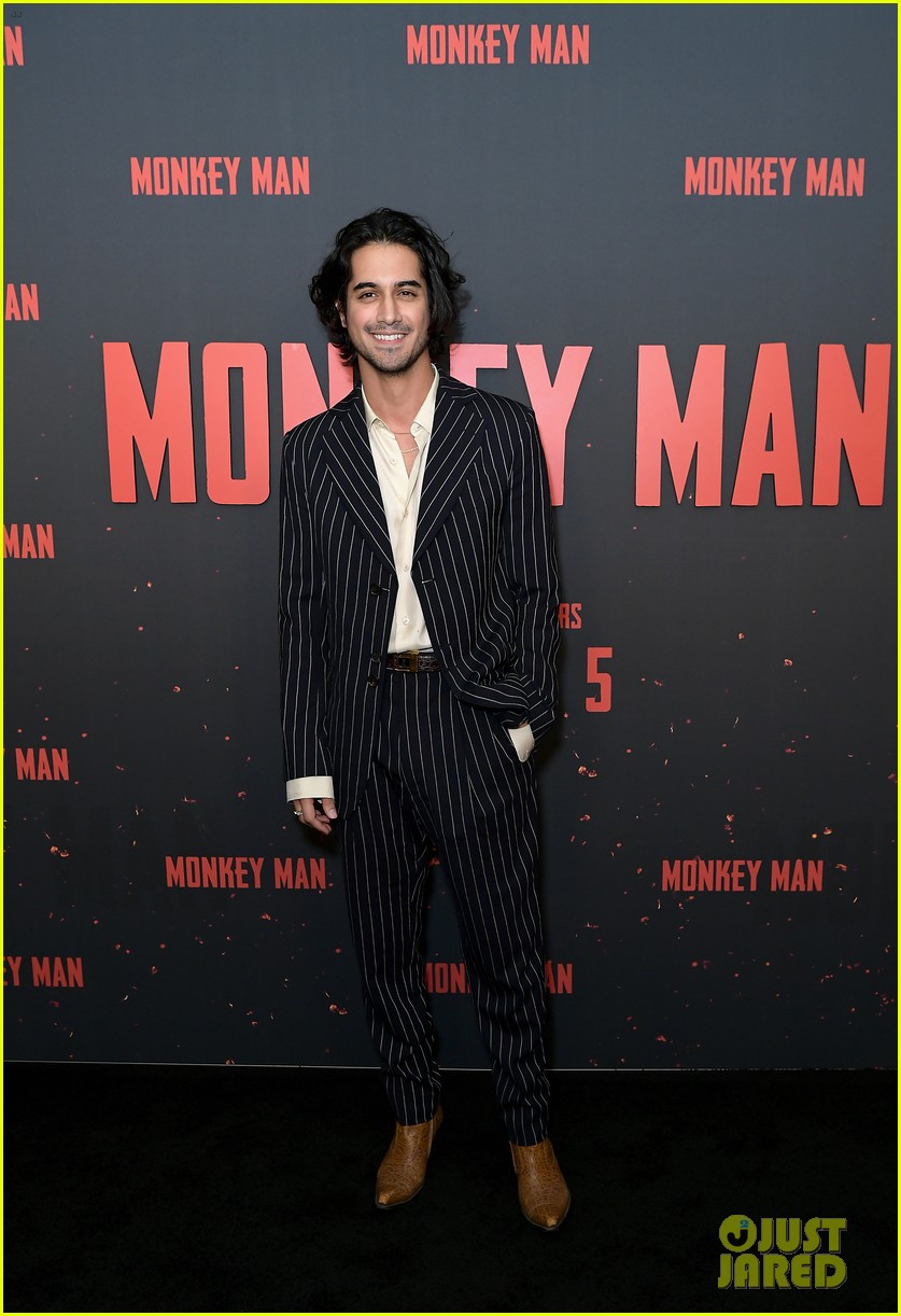 Halsey & Boyfriend Avan Jogia Support Dev Patel at 'Monkey Man' Screening in West Hollywood ...