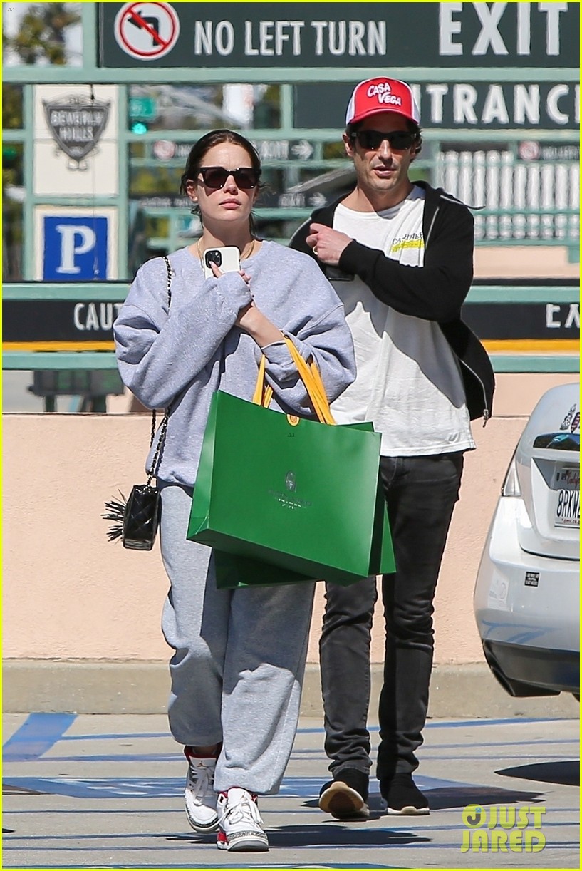 New Parents Ashley Benson & Brandon Davis Spend the Day Shopping in ...