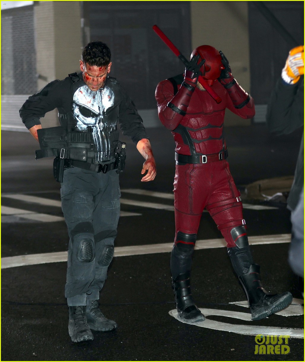 Jon Bernthal's Punisher Is Back on 'Daredevil: Born Again' Set & He's All Bloody for New Scene ...